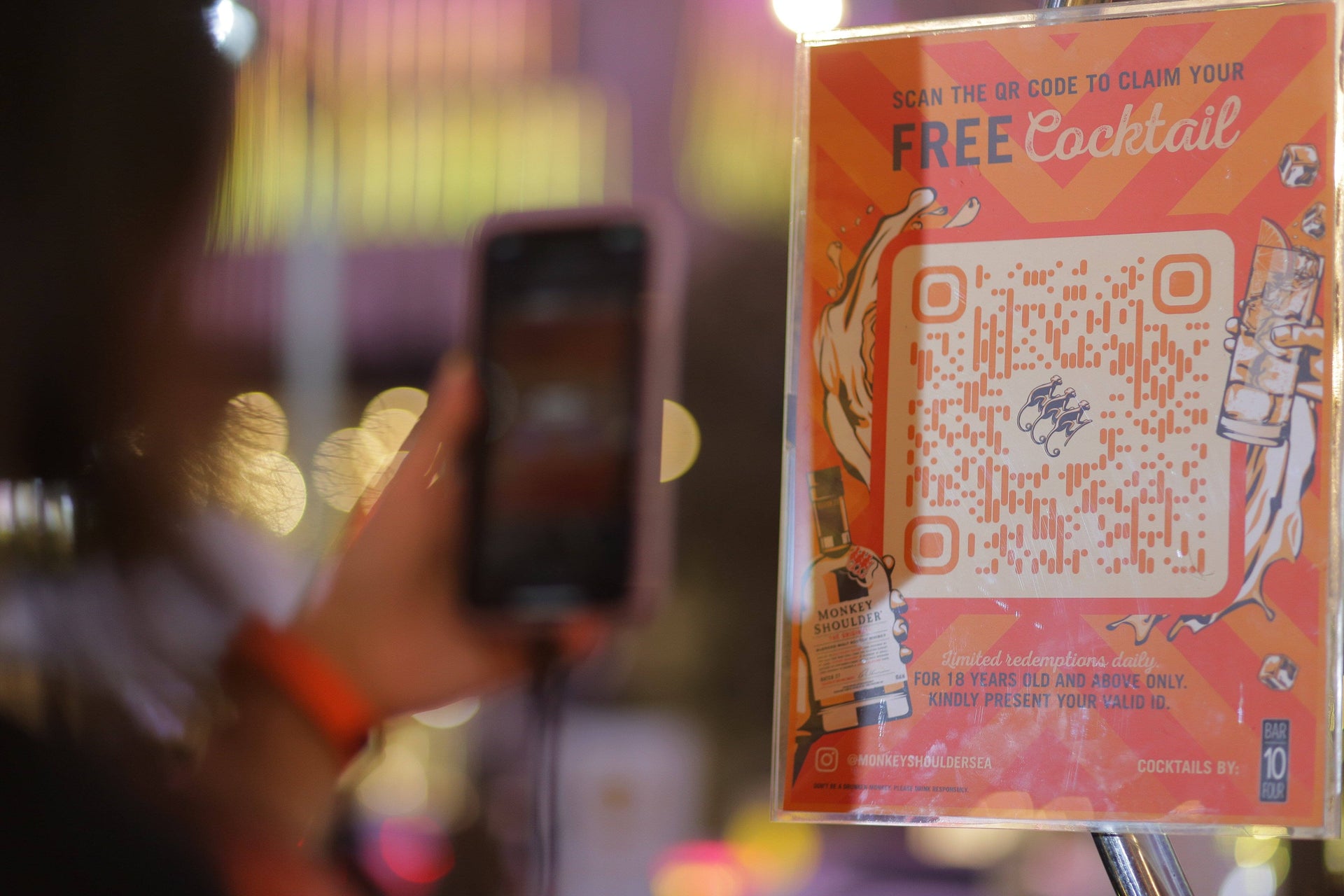 Celebrate the joys of mixing at the Monkey Shoulder pop-up bar at BGC