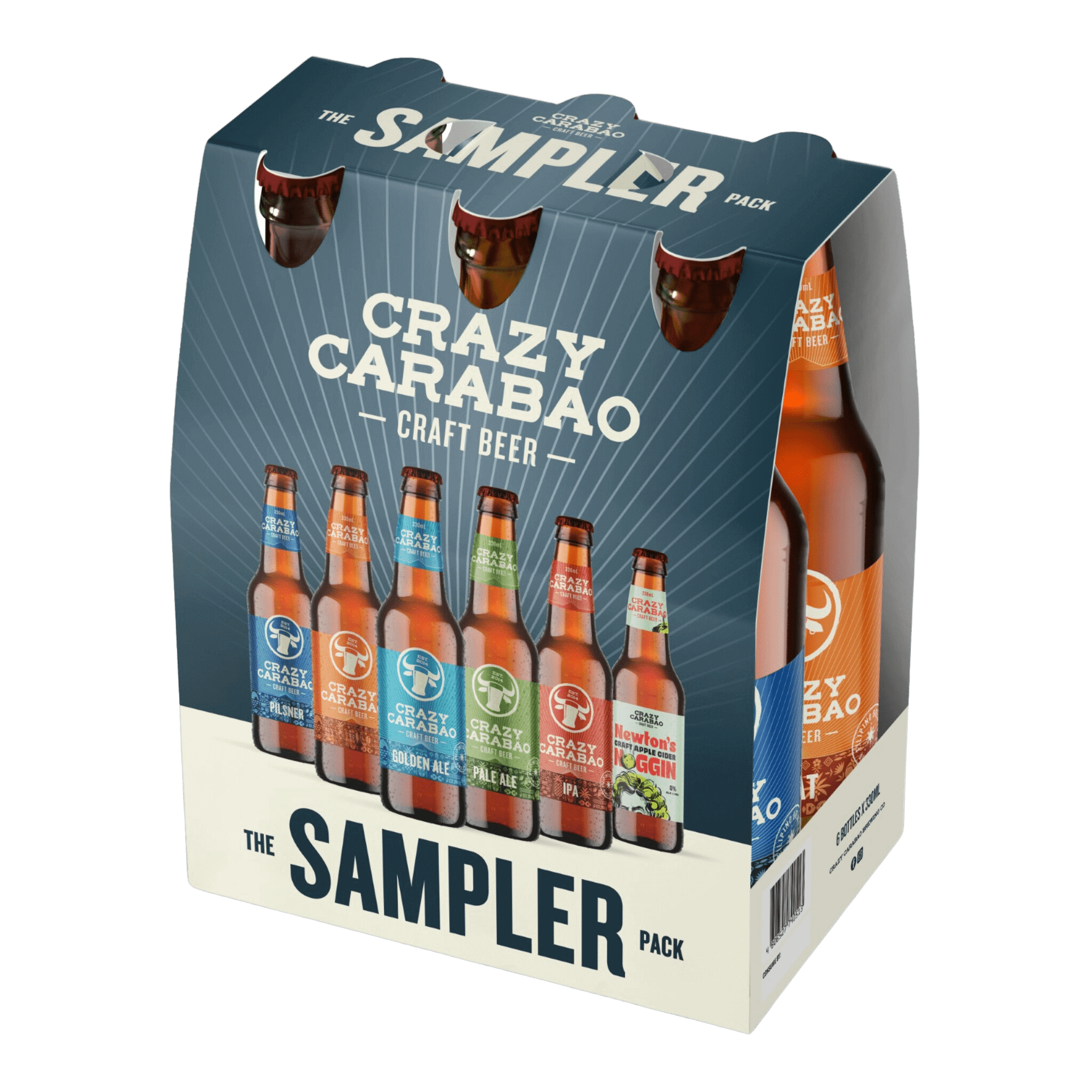 Crazy Carabao The Sampler Pack 330ml Bottle 6-Pack - Boozy.ph