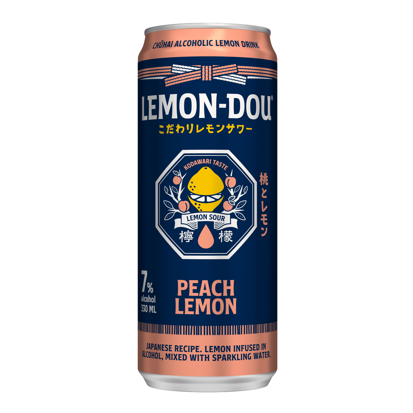 Lemon-dou Peach Lemon 330ml - Boozy.ph
