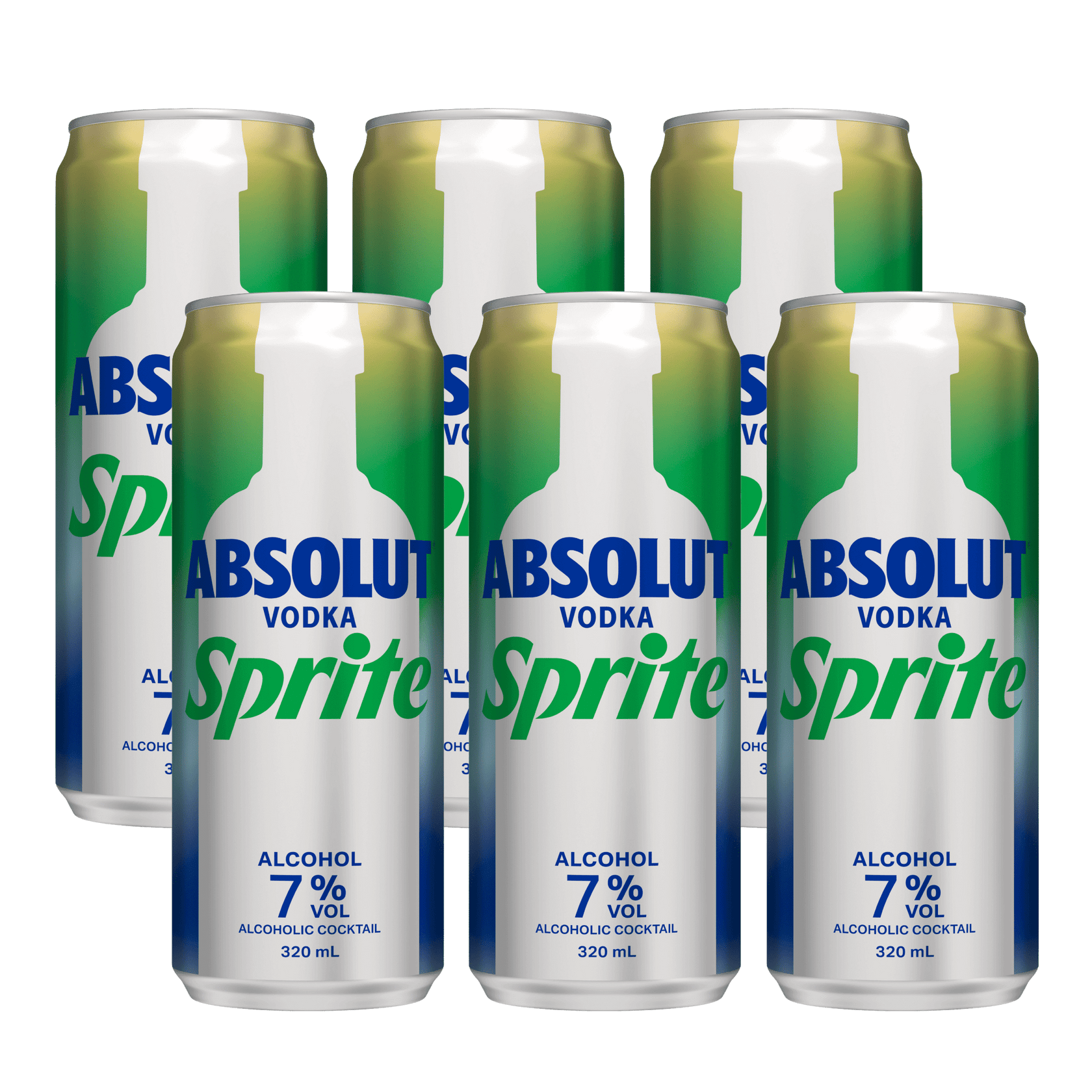 Absolut Vodka & Sprite 250ml Bundle of 6 - Boozy.ph