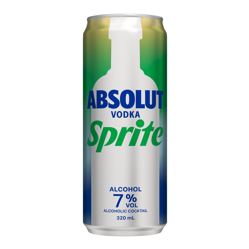 Absolut Vodka & Sprite 250ml - Boozy.ph