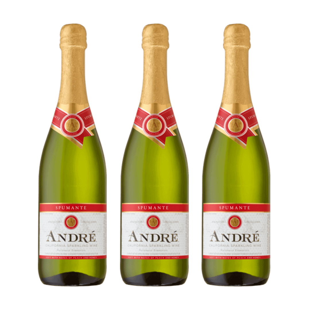 Andre Spumante California Sparkling Wine 750ml Bundle of 3 - Boozy.ph