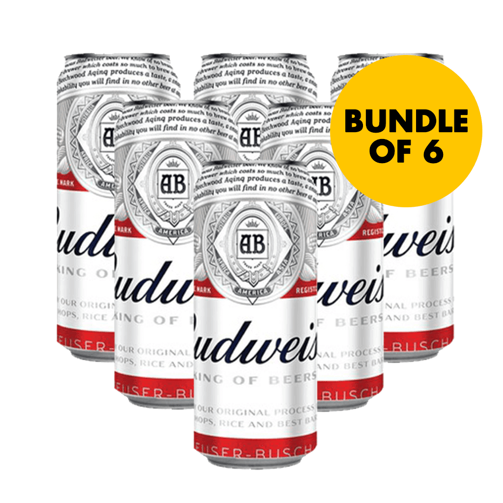 Budweiser Can 6-Pack - American Pale Lager - Boozy.ph