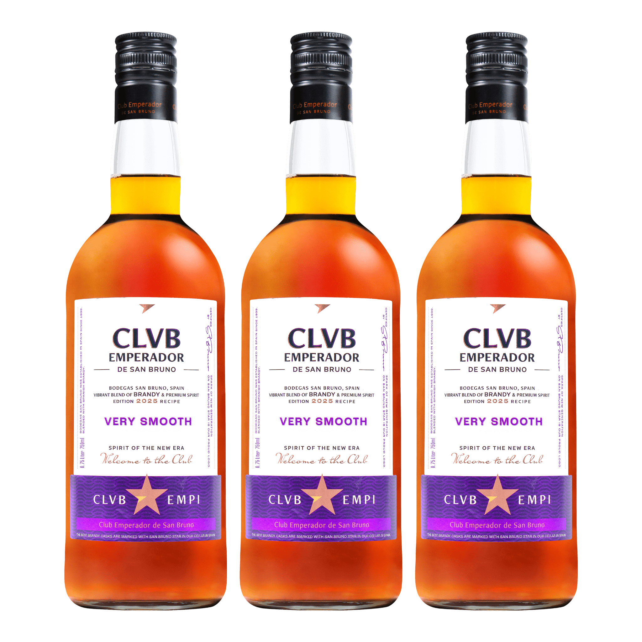 CLVB EMPI Brandy 750ml Bundle of 3 - Boozy.ph