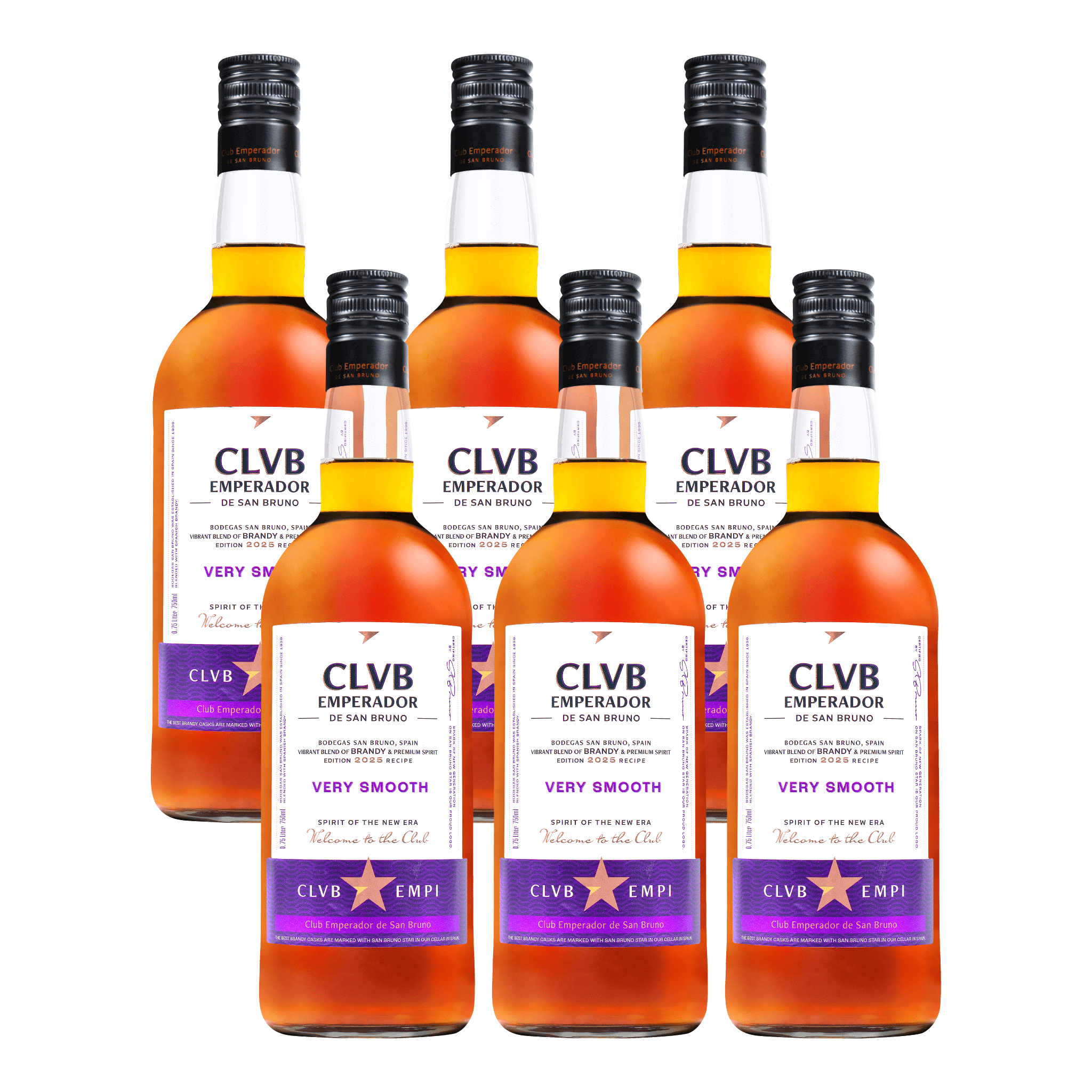 CLVB EMPI Brandy 750ml Bundle of 6 - Boozy.ph
