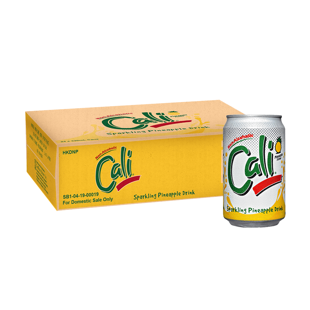 Cali Pineapple 330 mL Can Case of 24 - Boozy.ph