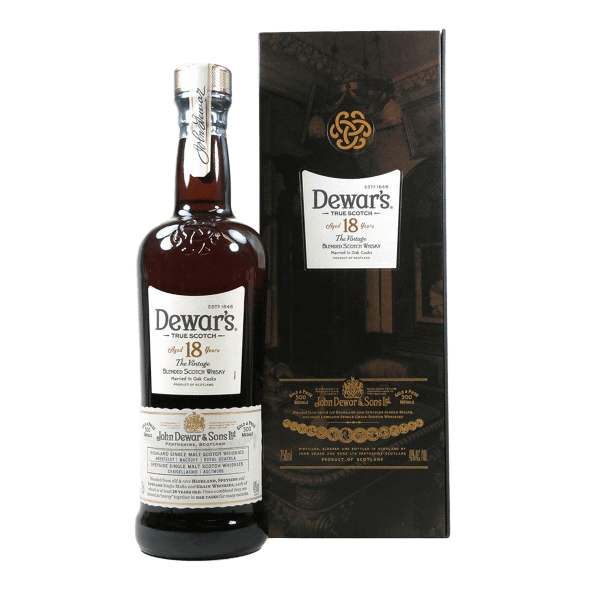 Dewar's 18yo - Blended Scotch Whisky - 750ml - Boozy.ph