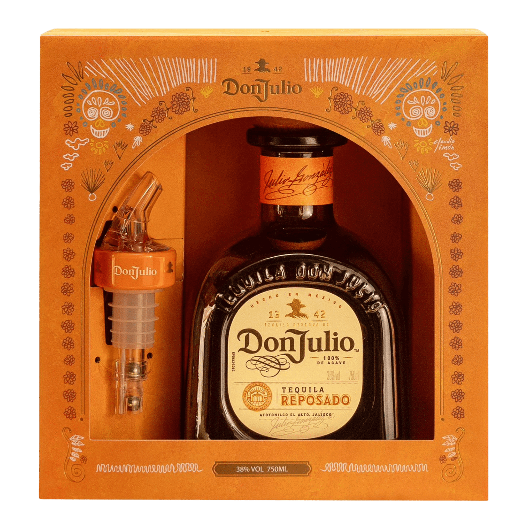 Don Julio Reposado Tequila 750ml Pourer Pack - Boozy.ph