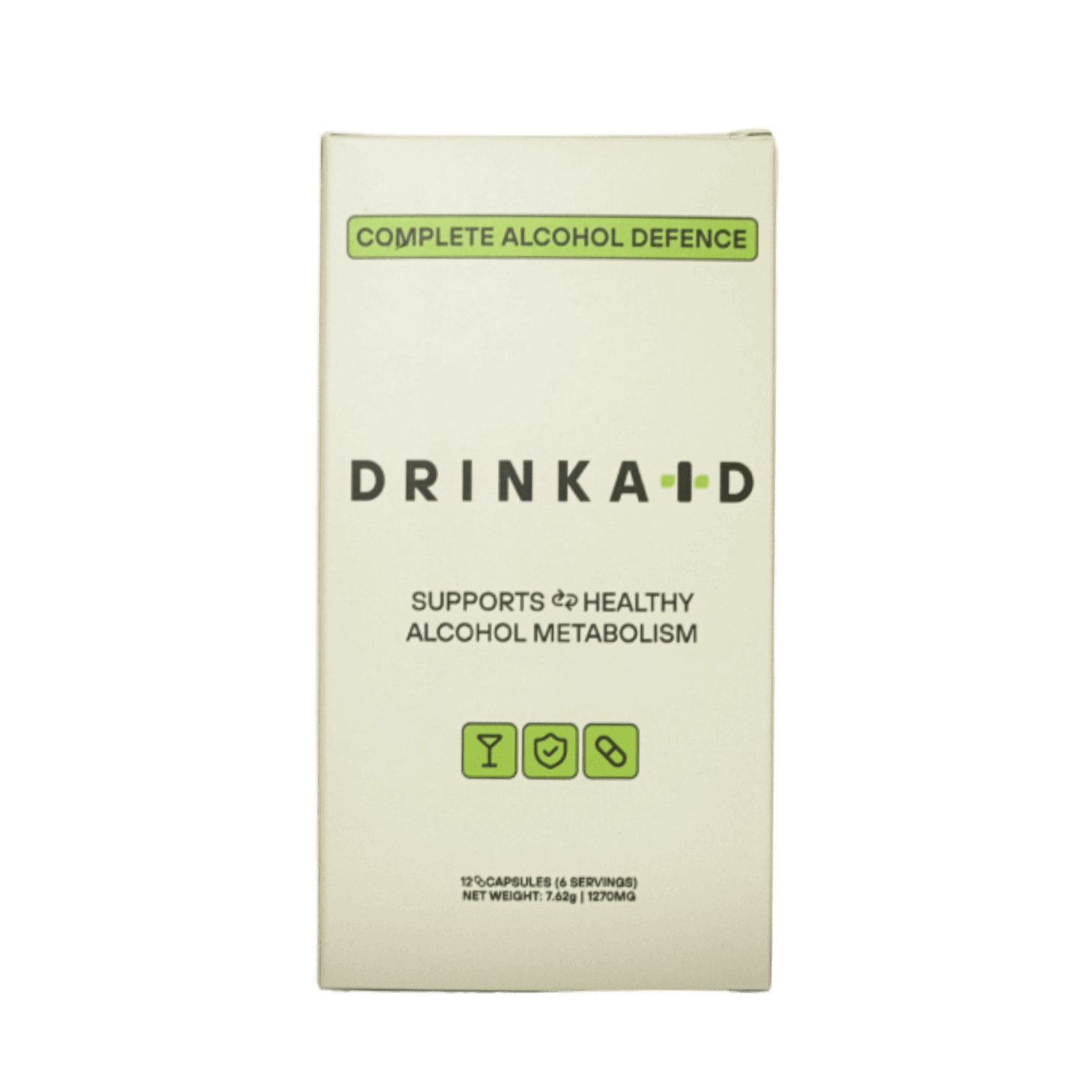 DrinkAid Complete Alcohol Defence (12 Capsules) - Boozy.ph