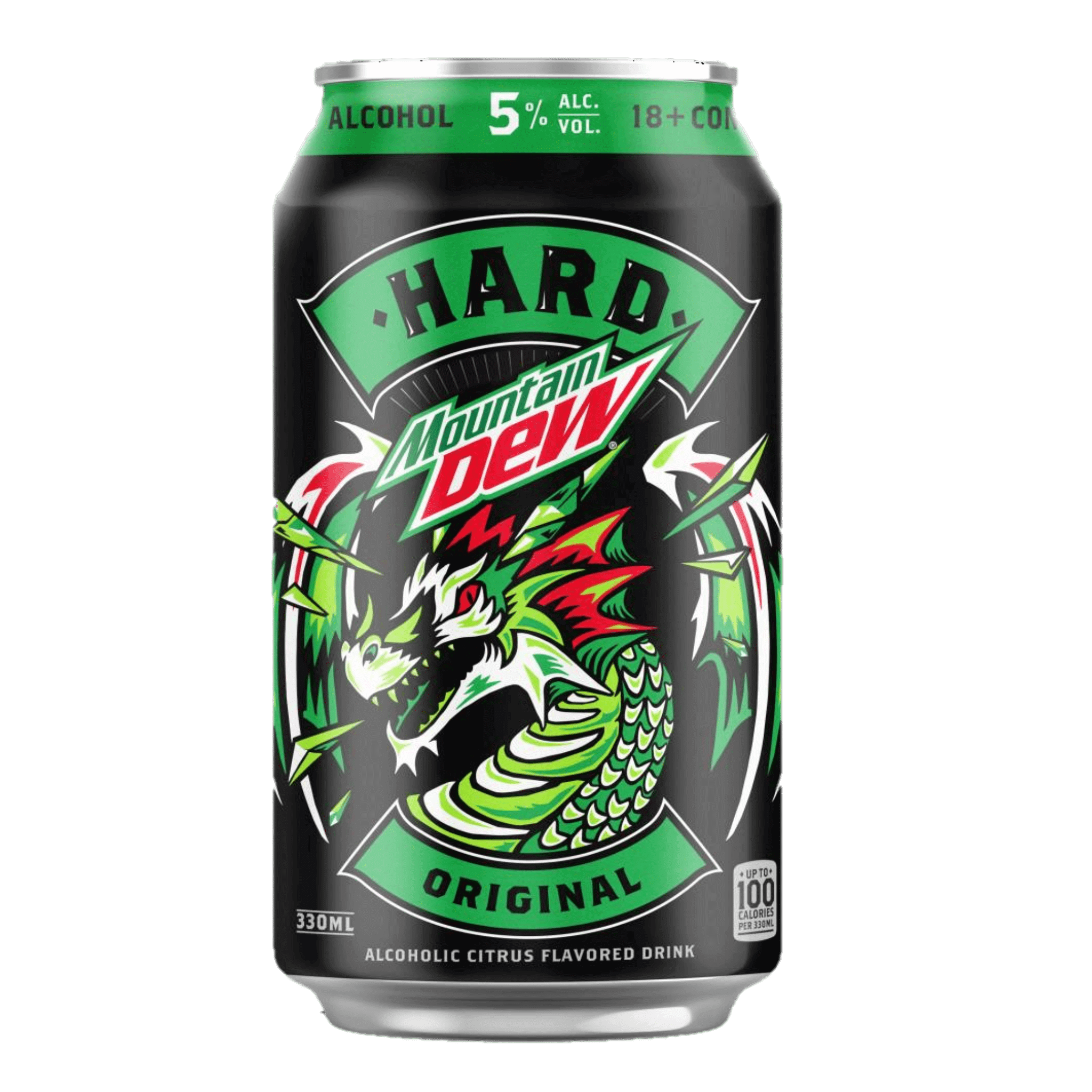 Hard Mountain Dew Original 330ml Can (Freebie) - Boozy.ph