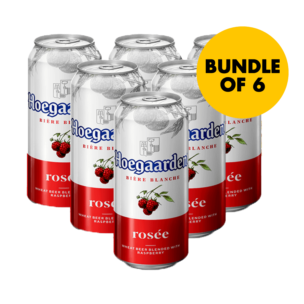 Hoegaarden Rosée Bundle of 6 - Belgian Flavored Beer - 330ml - Boozy.ph