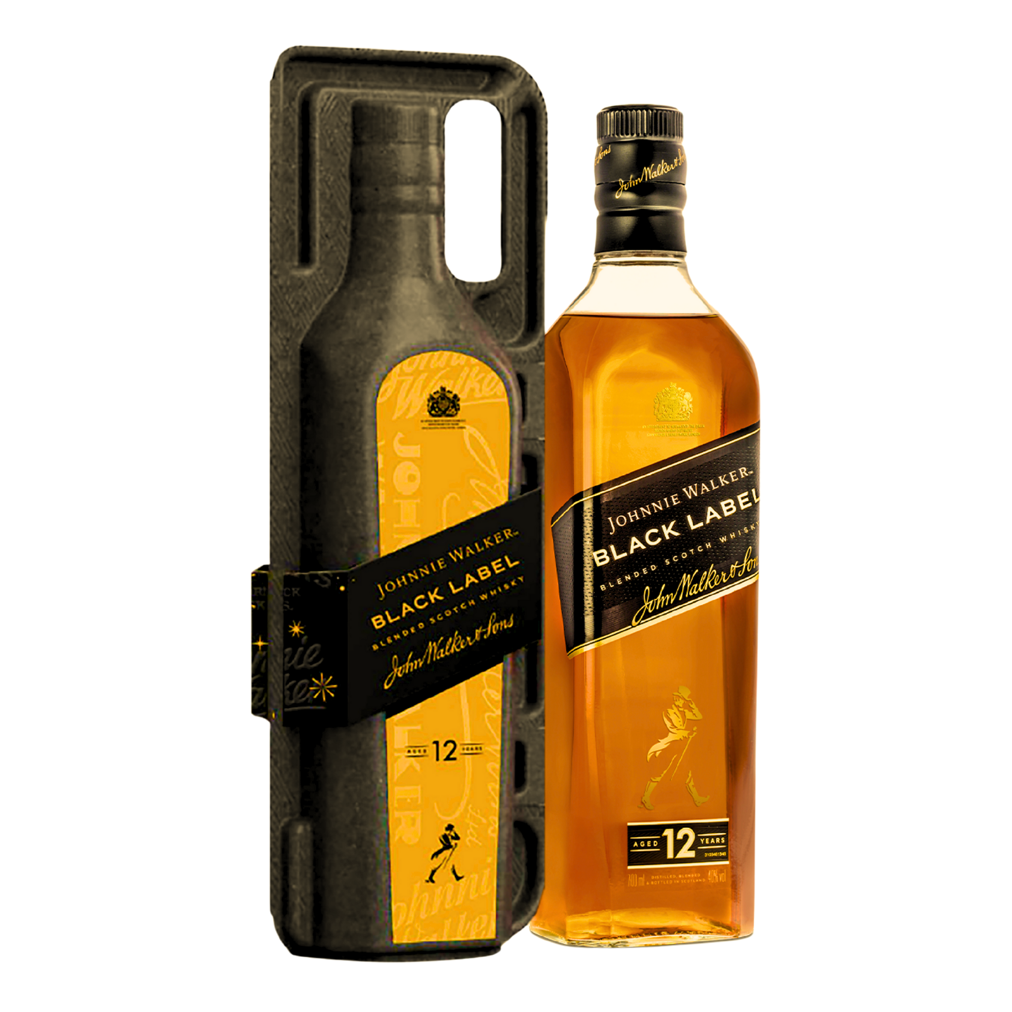 Johnnie Walker Black Label 700ml with Pulp Carry Case - Boozy.ph