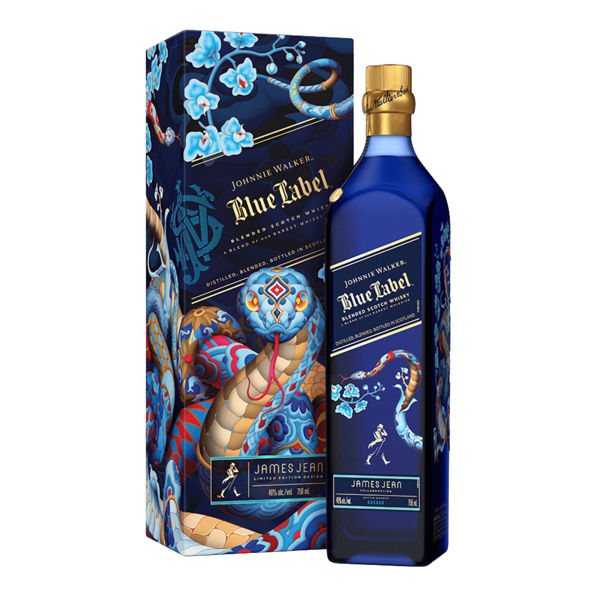 Johnnie Walker Blue Label 750ml Year of the Snake 2025 Lunar New Year ...