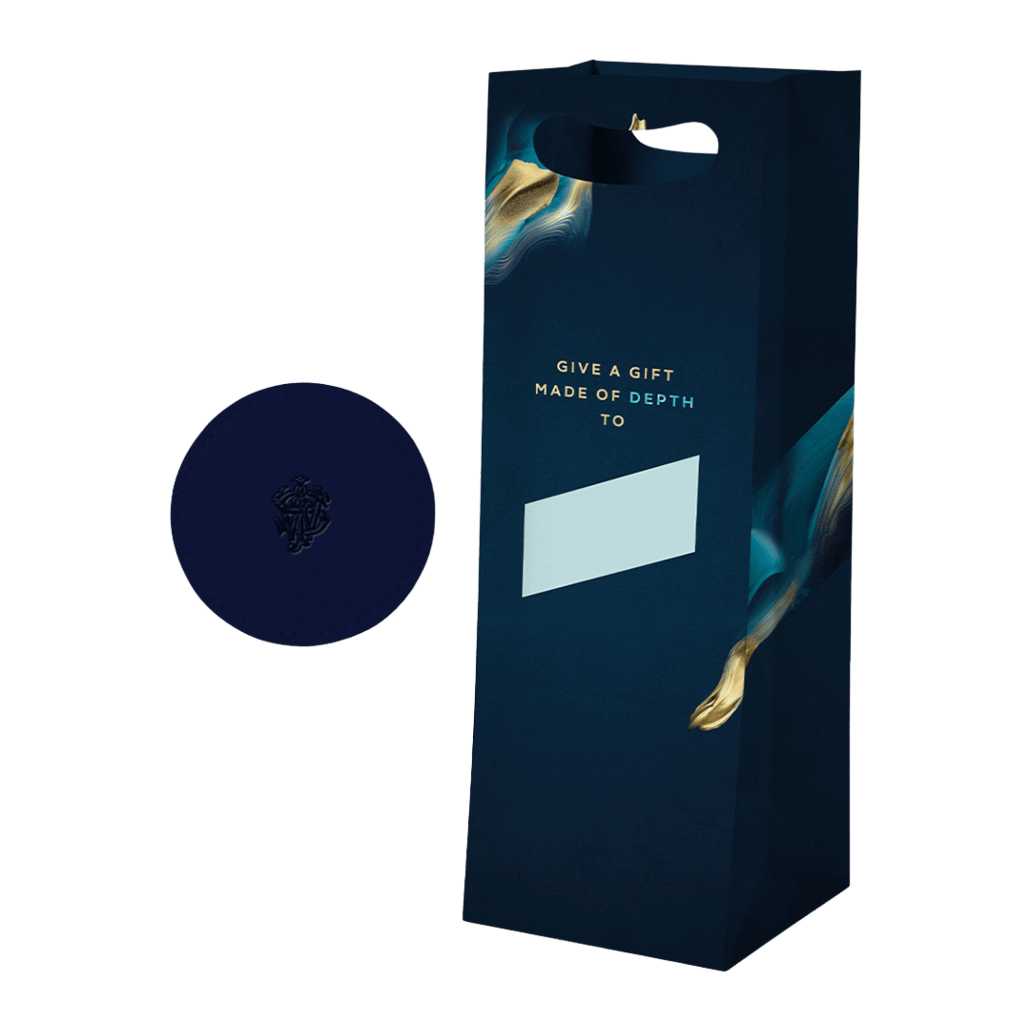 Johnnie Walker Blue Label Gift Bag with Leather Coaster (Complimentary ...