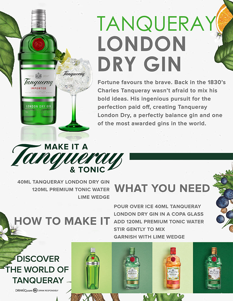 Buy Tanqueray Online - Boozy.ph