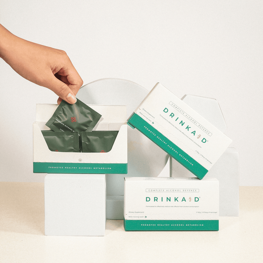 DrinkAid Complete Alcohol Defence (12 Capsules) - Boozy.ph