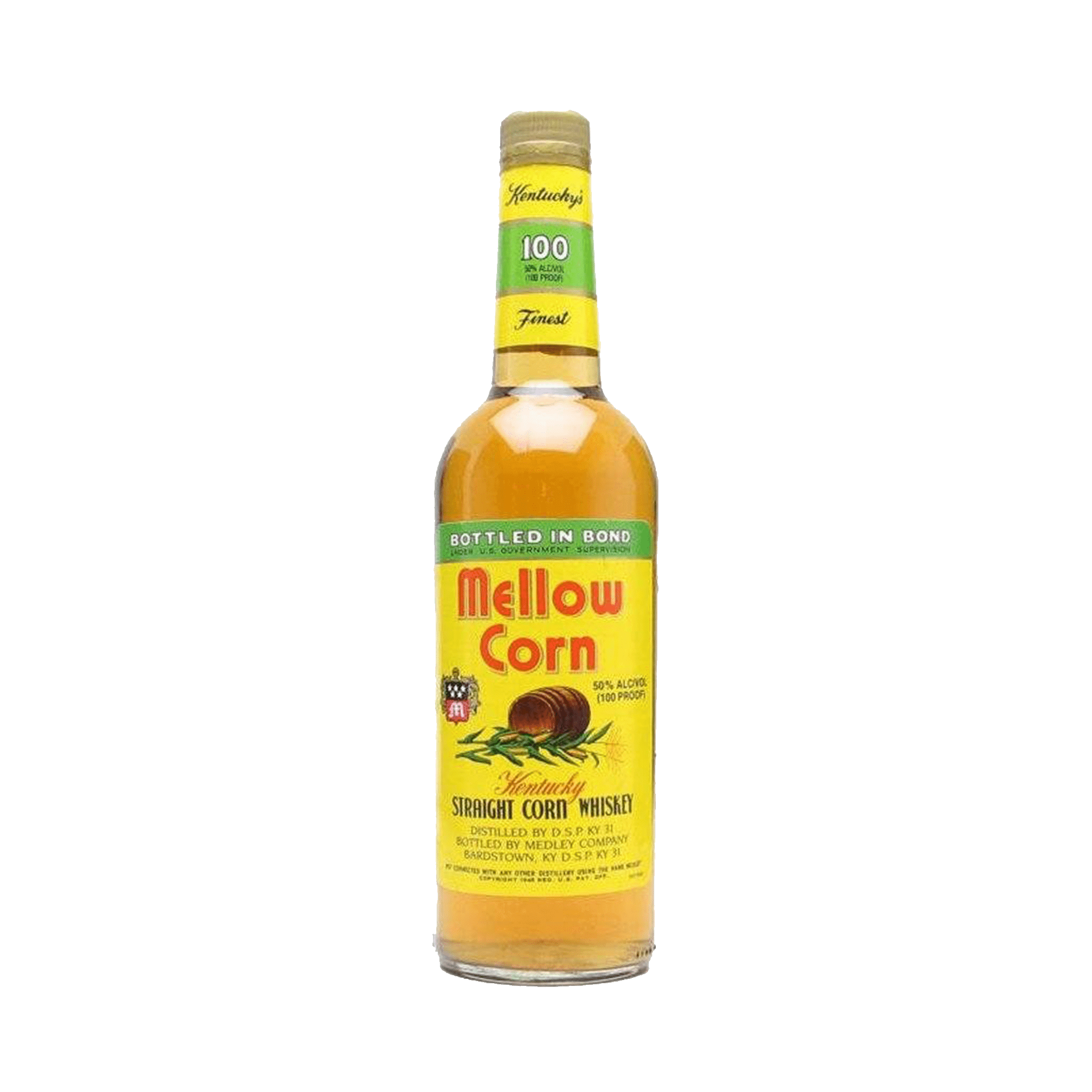Mellow Corn 4yo Whiskey - American Kentucky Corn Whiskey - 750ml - Boozy.ph