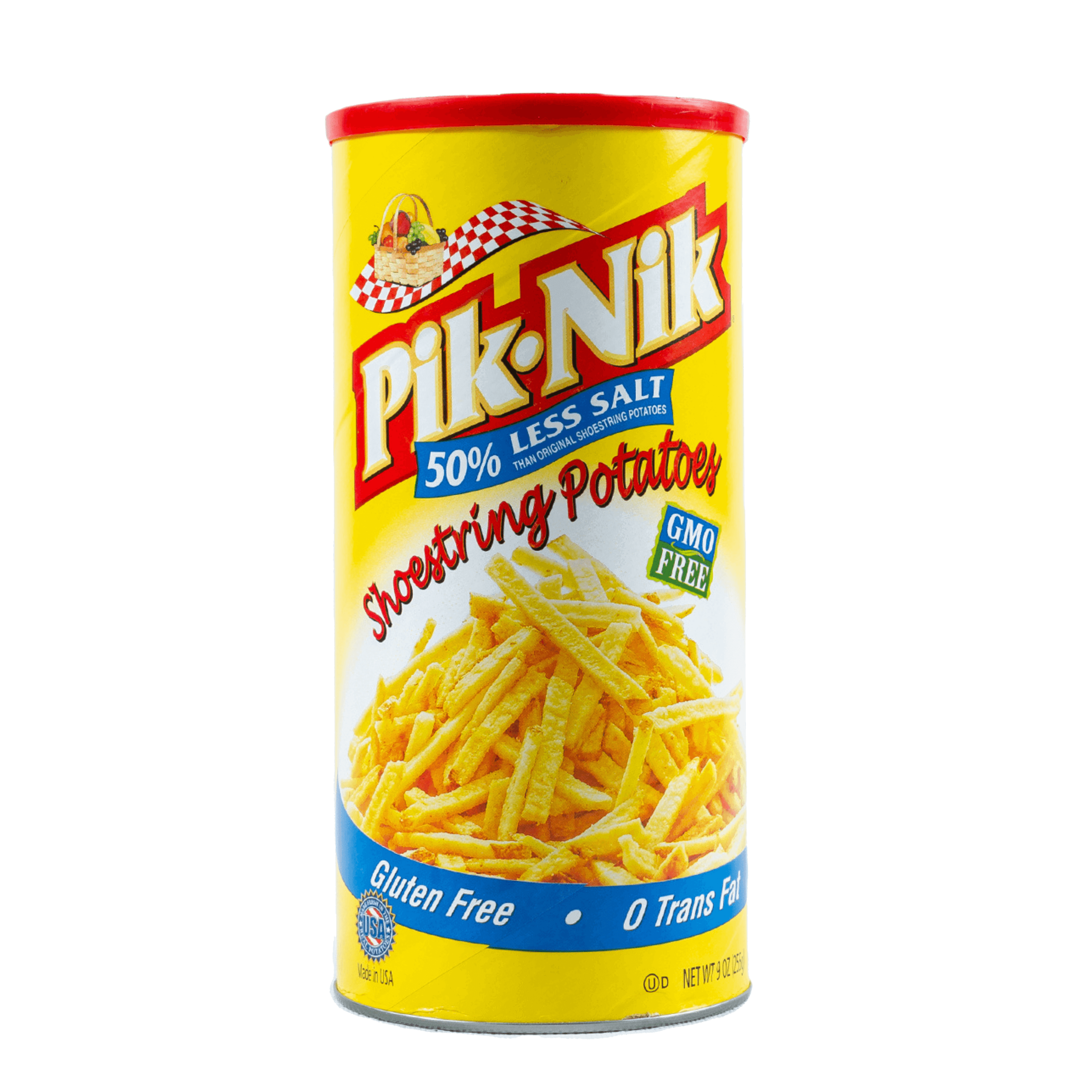 PIK-NIK Shoestrings 50% Less Salt 9oz - Boozy.ph