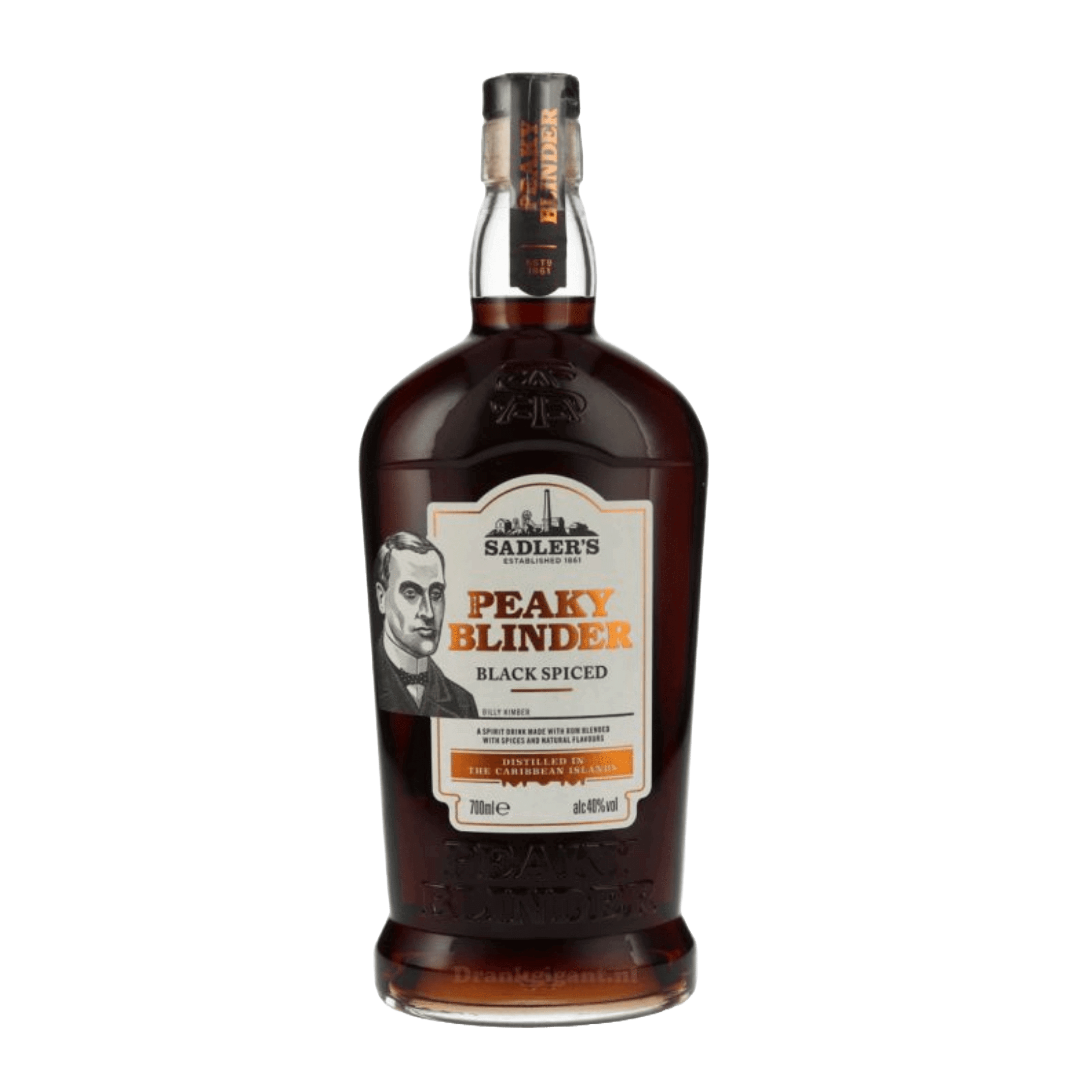 Peaky Blinders Black Spiced Rum - English Spiced Rum - 700ml - Boozy.ph