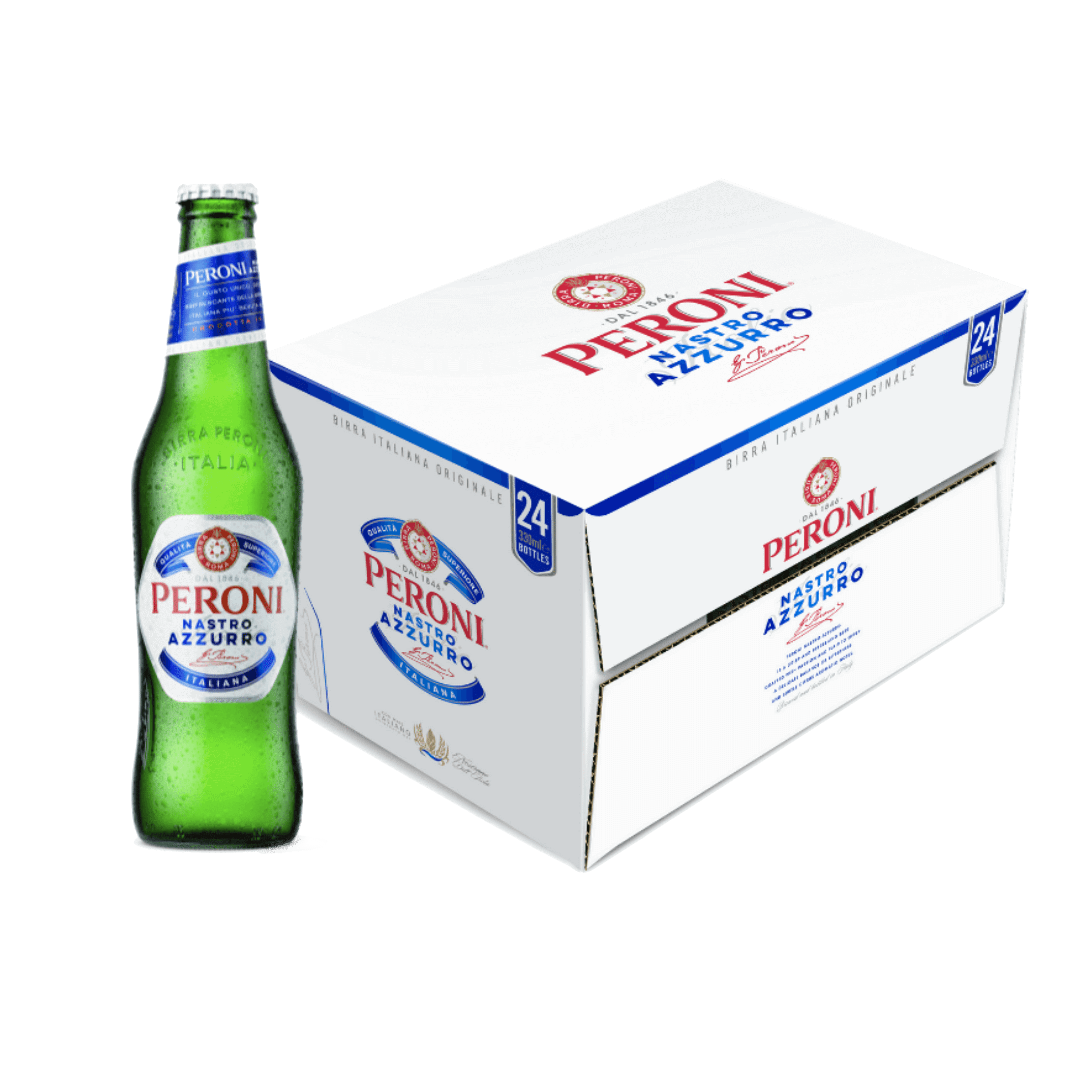 Peroni Case of 24 - Italian Lager - 330ml - Boozy.ph