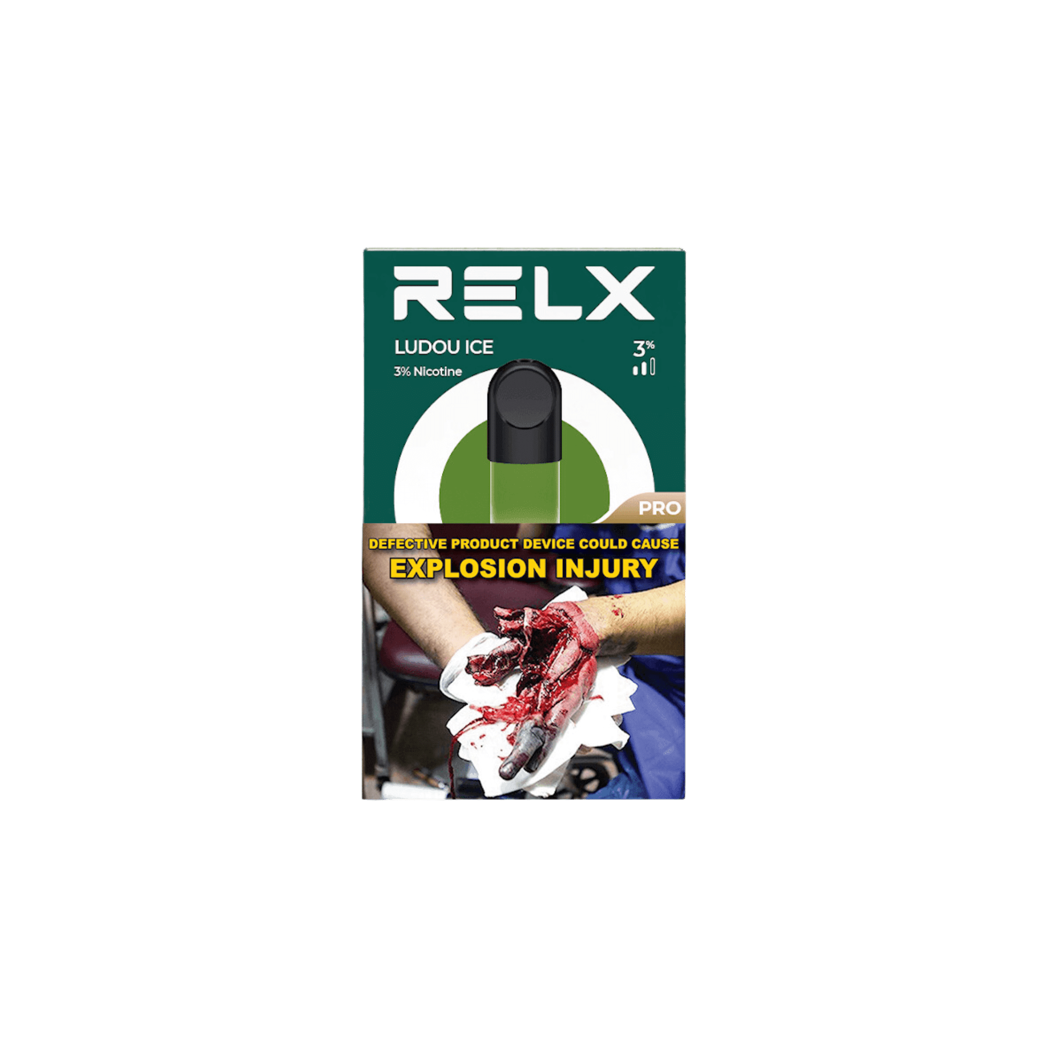 Relx Infinity Pod Ludou Ice Single Pod - Boozy.ph