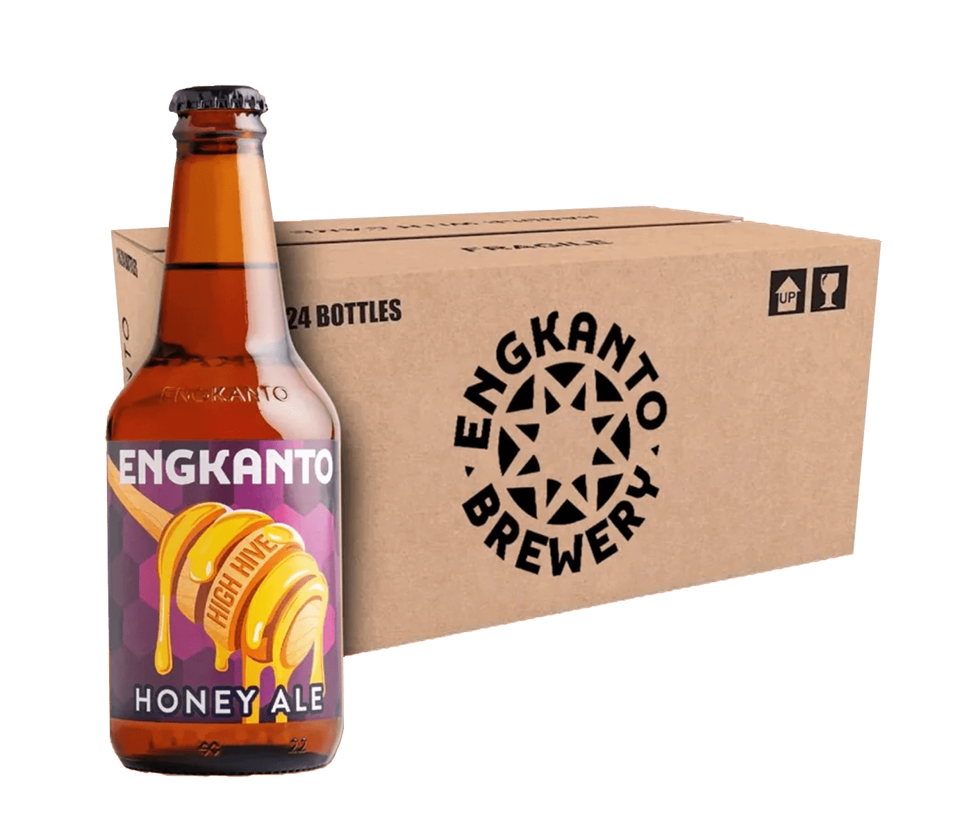 Engkanto High Hive - Honey Ale 330mL Bottle Case of 24 - Boozy.ph