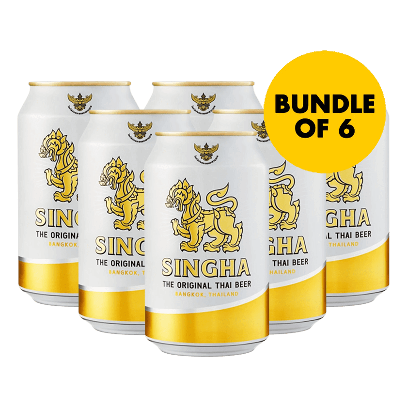 Singha 330ml Can 6-Pack - Boozy.ph