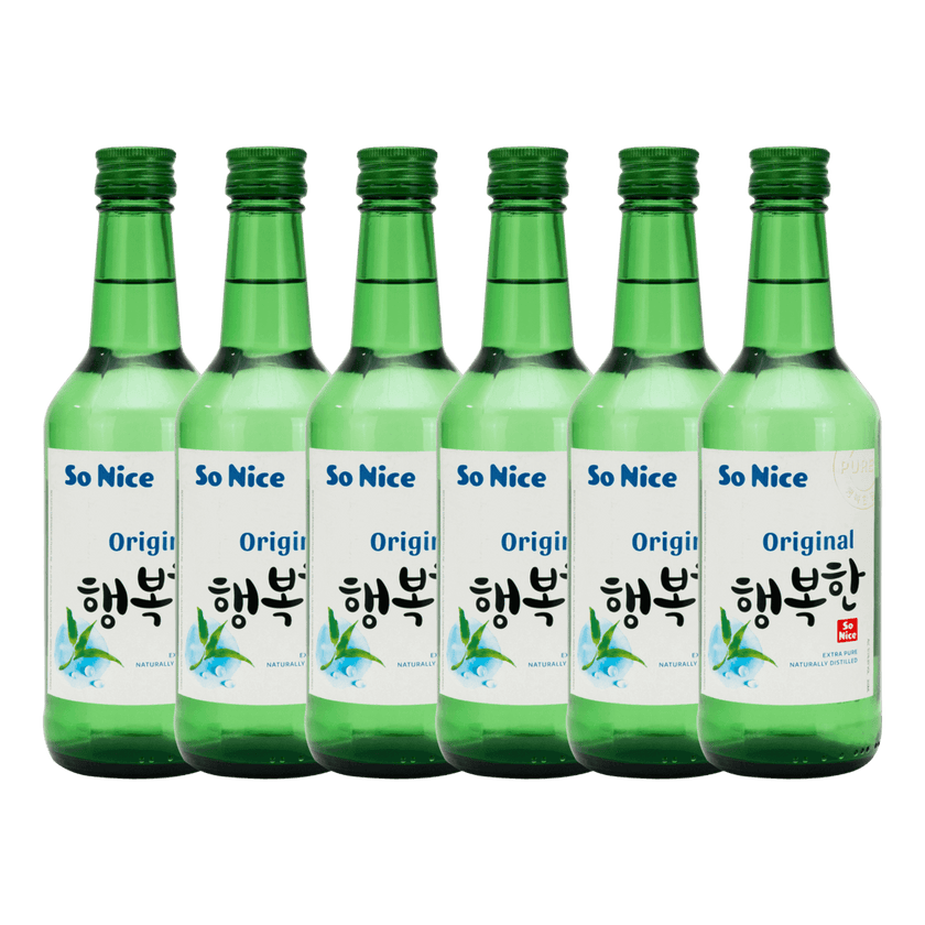 So Nice Original Soju 360ml Bundle of 6 – Boozy.ph