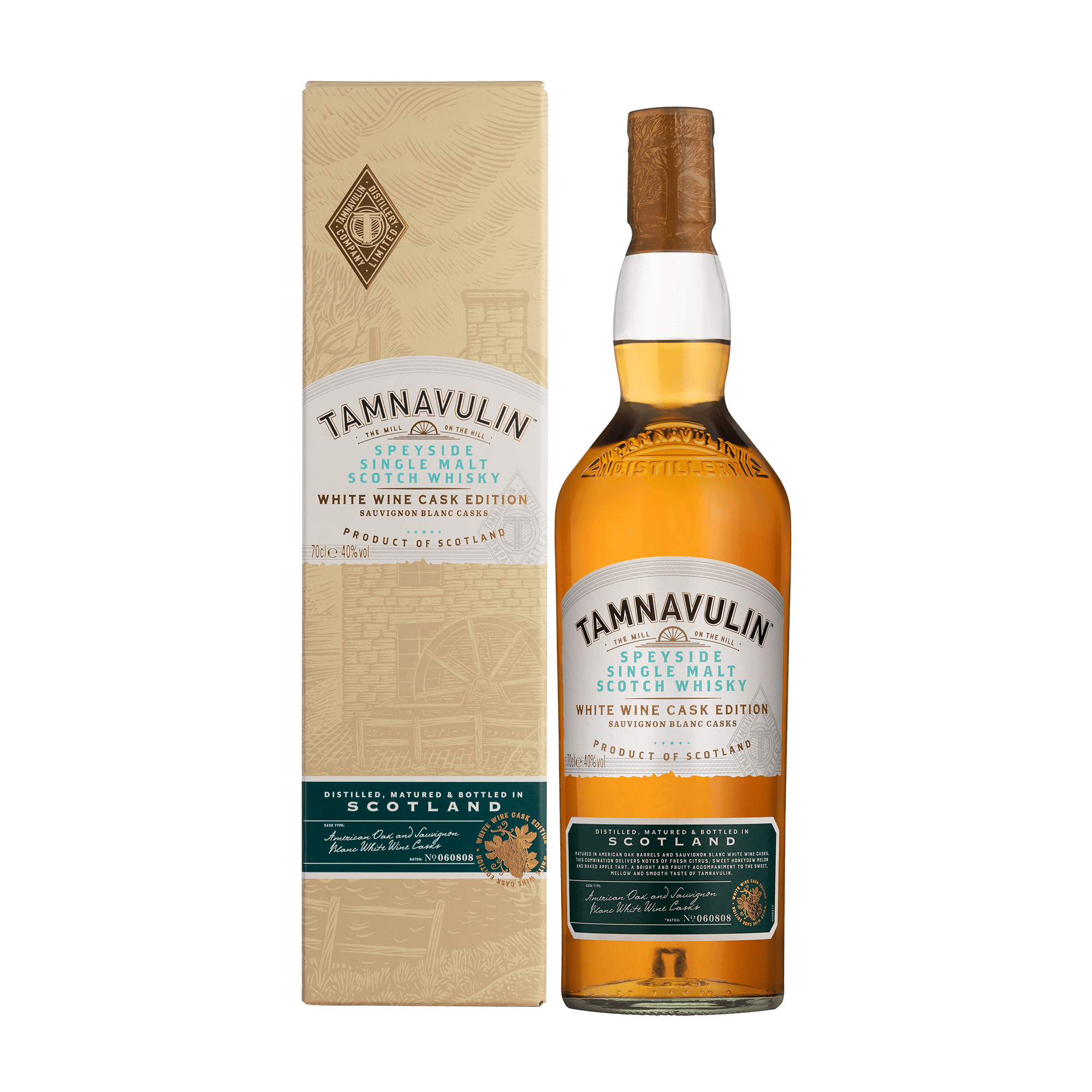 Tamnavulin White Wine Cask Single Malt Scotch Whisky 700ml