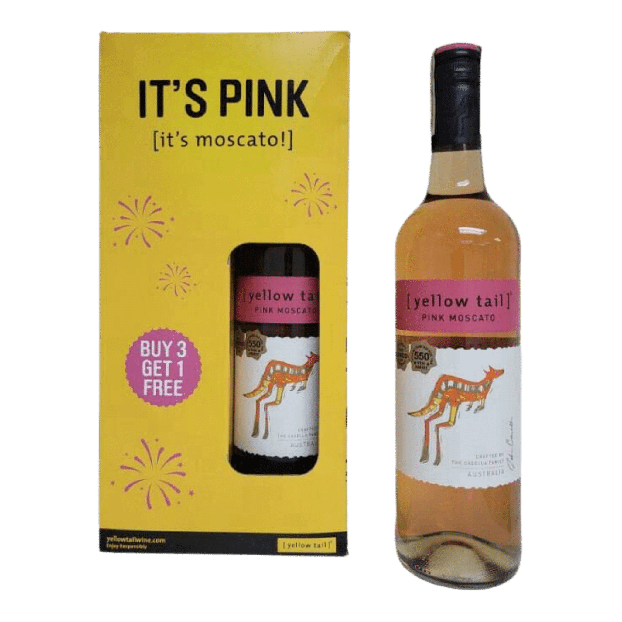 Yellow Tail Pink Moscato 750ml Holiday Pack – Boozy.ph