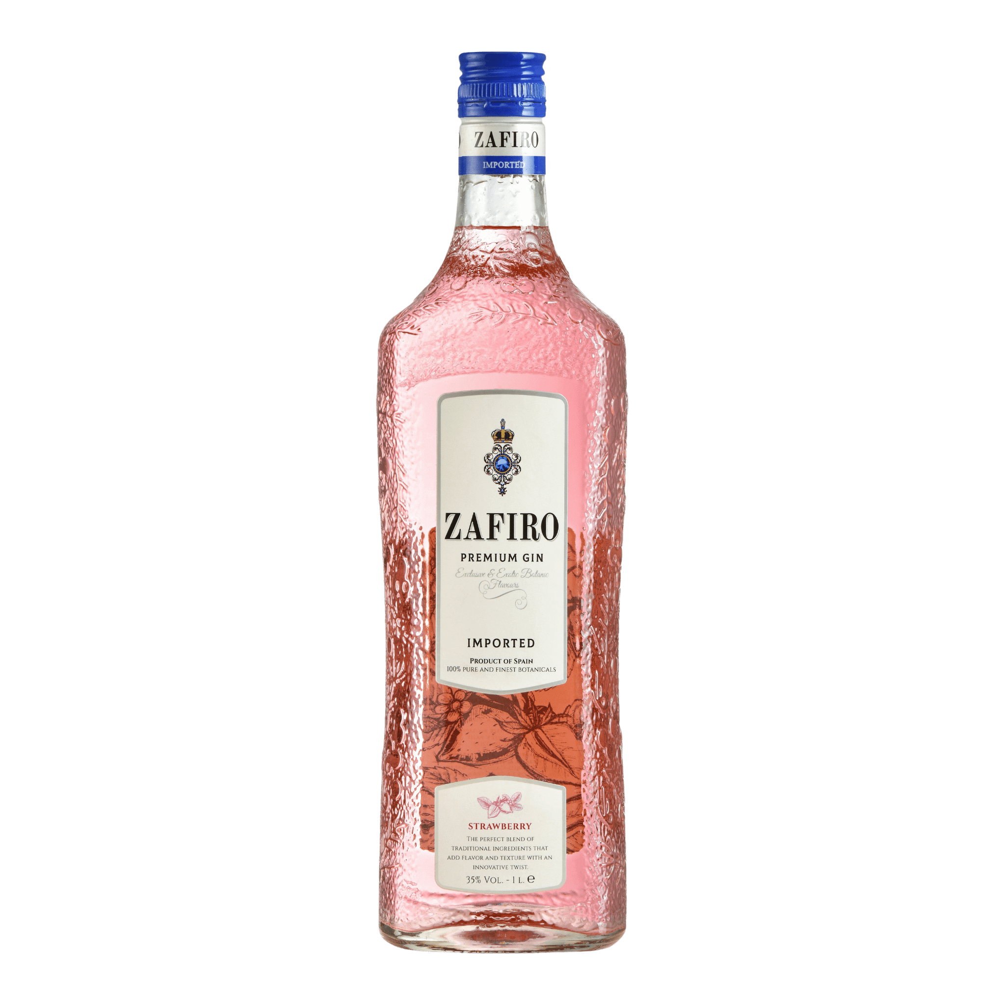 Zafiro Premium Strawberry Gin 1L - Boozy.ph