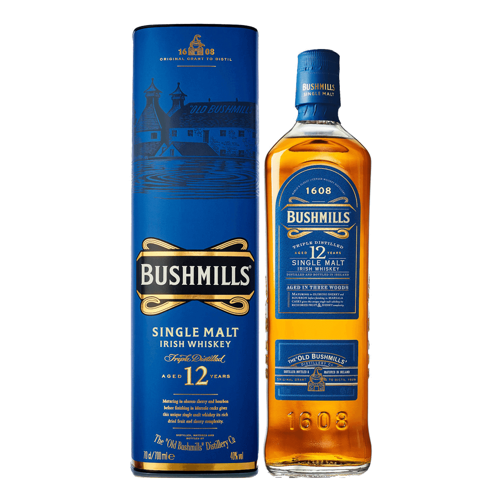 Bushmills 12yr - Irish Whiskey - 700ml - Boozy.ph