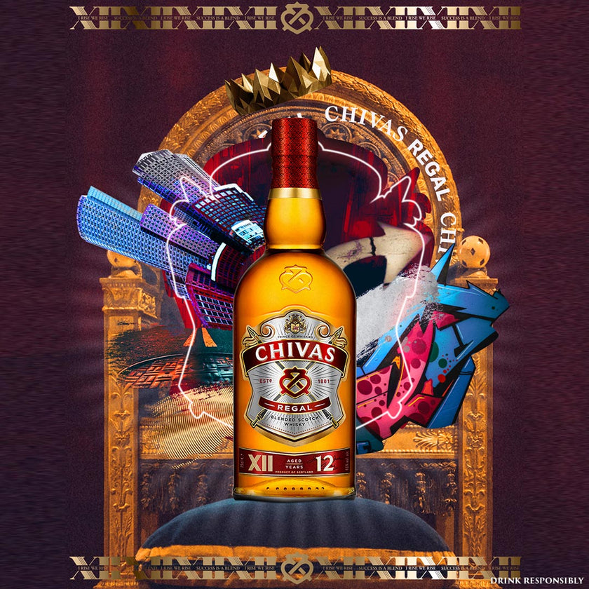 Chivas Regal 12yo - Blended Scotch Whisky - 1L - Boozy.ph