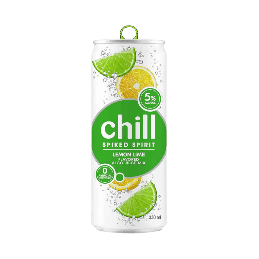 Chill Spiked Spirit Lemon Lime 330ml - Boozy.ph