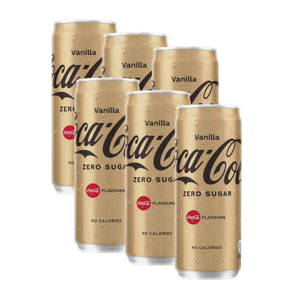 Coke Zero Sugar Vanilla 320ml Bundle of 6 - Boozy.ph