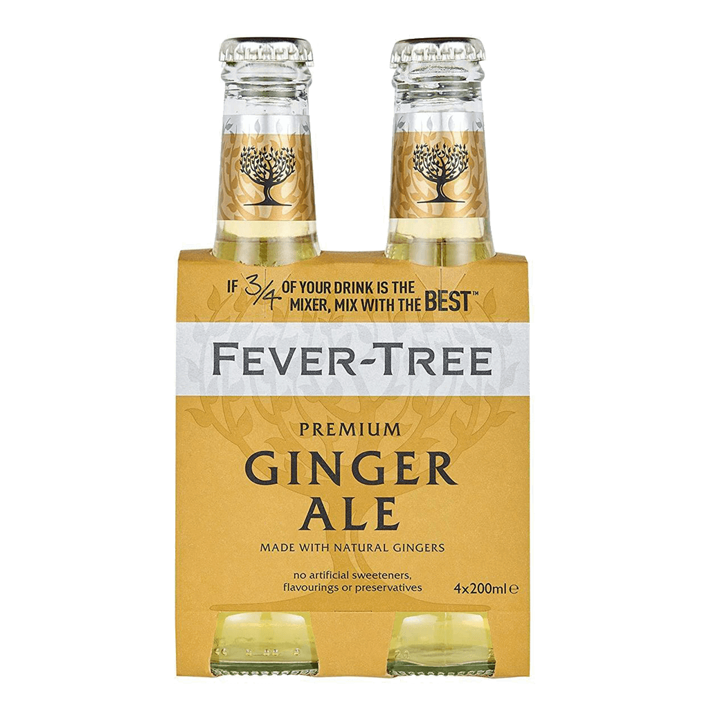 Fever Tree Ginger Ale 200ml 4-Pack - Boozy.ph