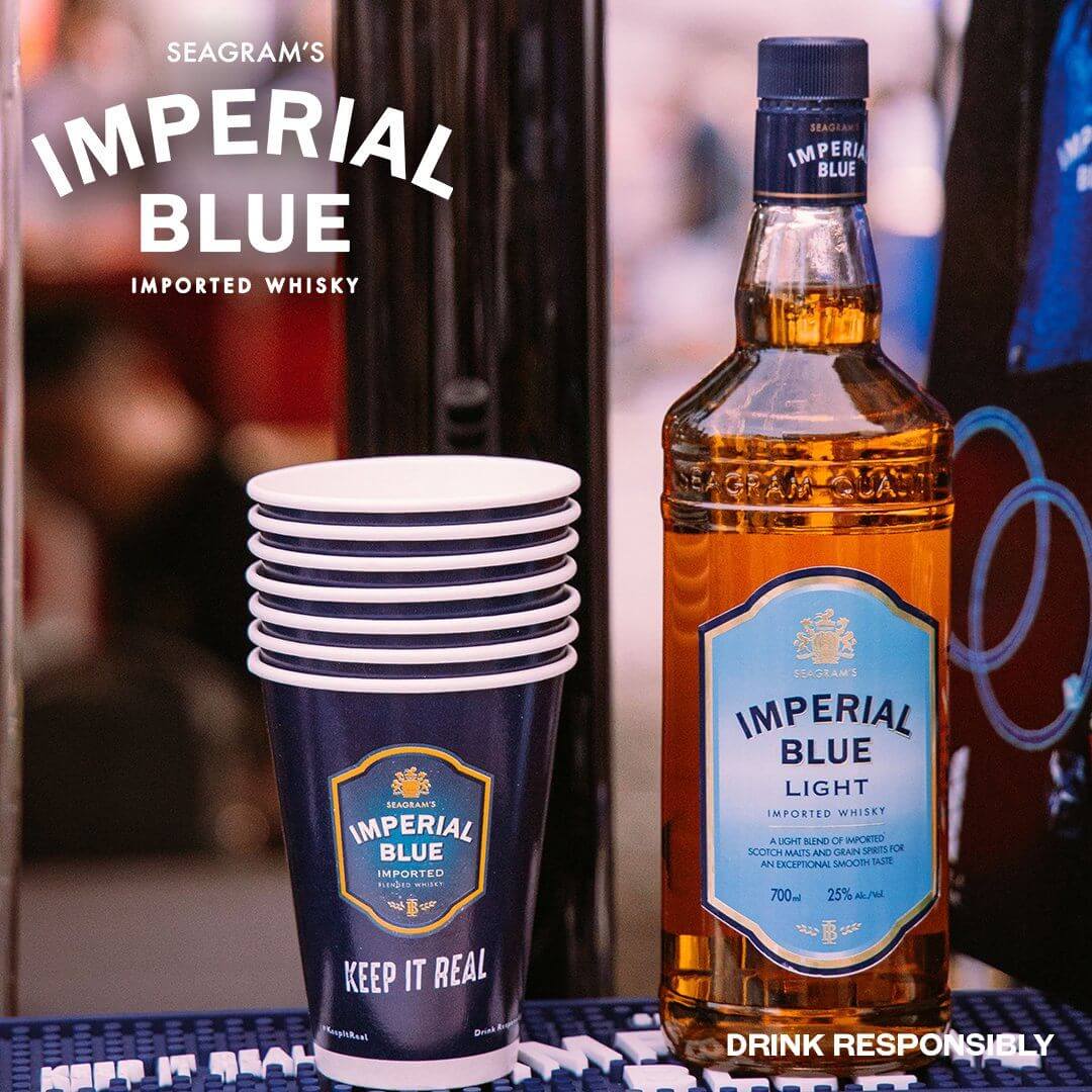 Imperial Blue Light - Blended Whiskey - 1L - Boozy.ph