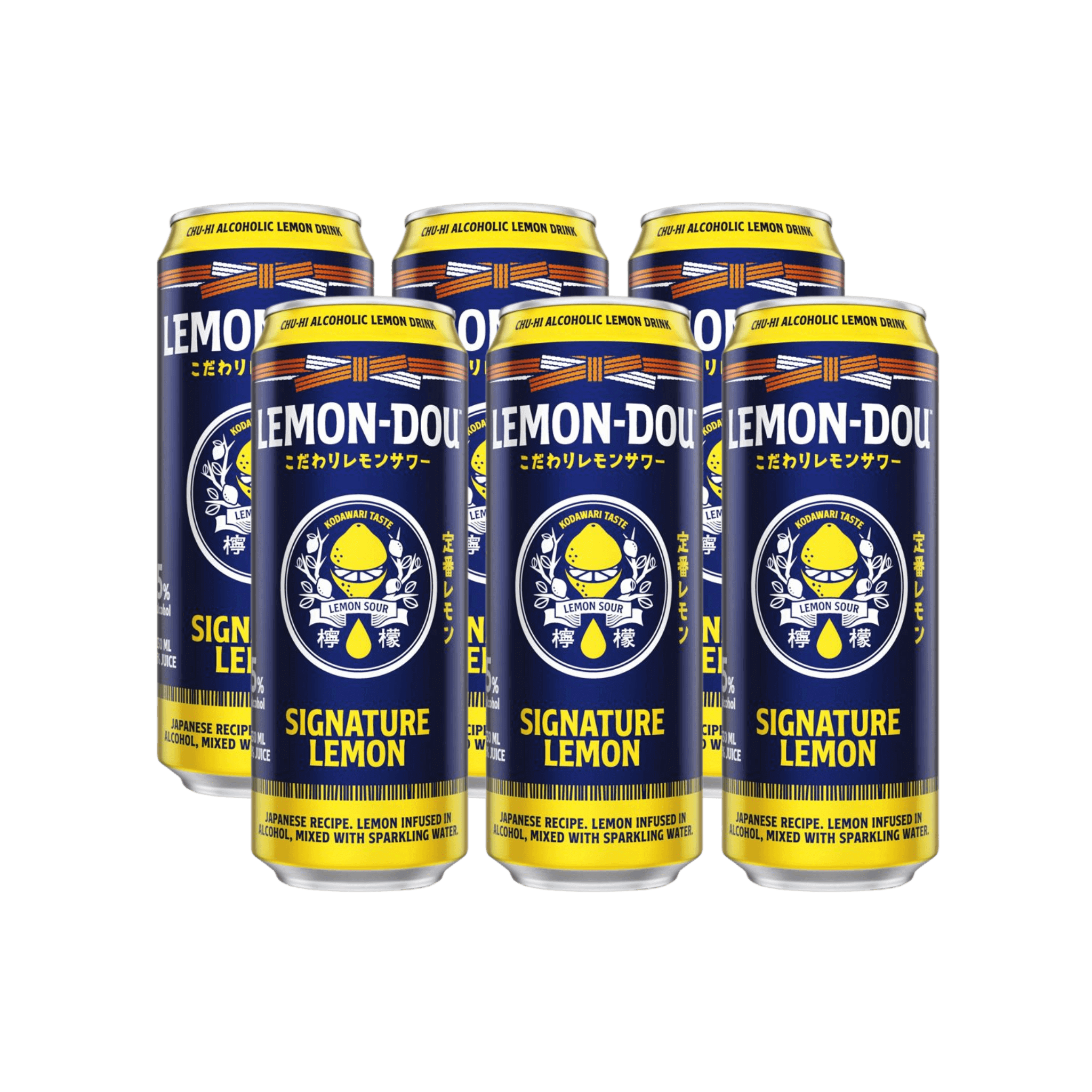 Lemon-dou Signature Lemon 330ml Bundle of 6 - Boozy.ph