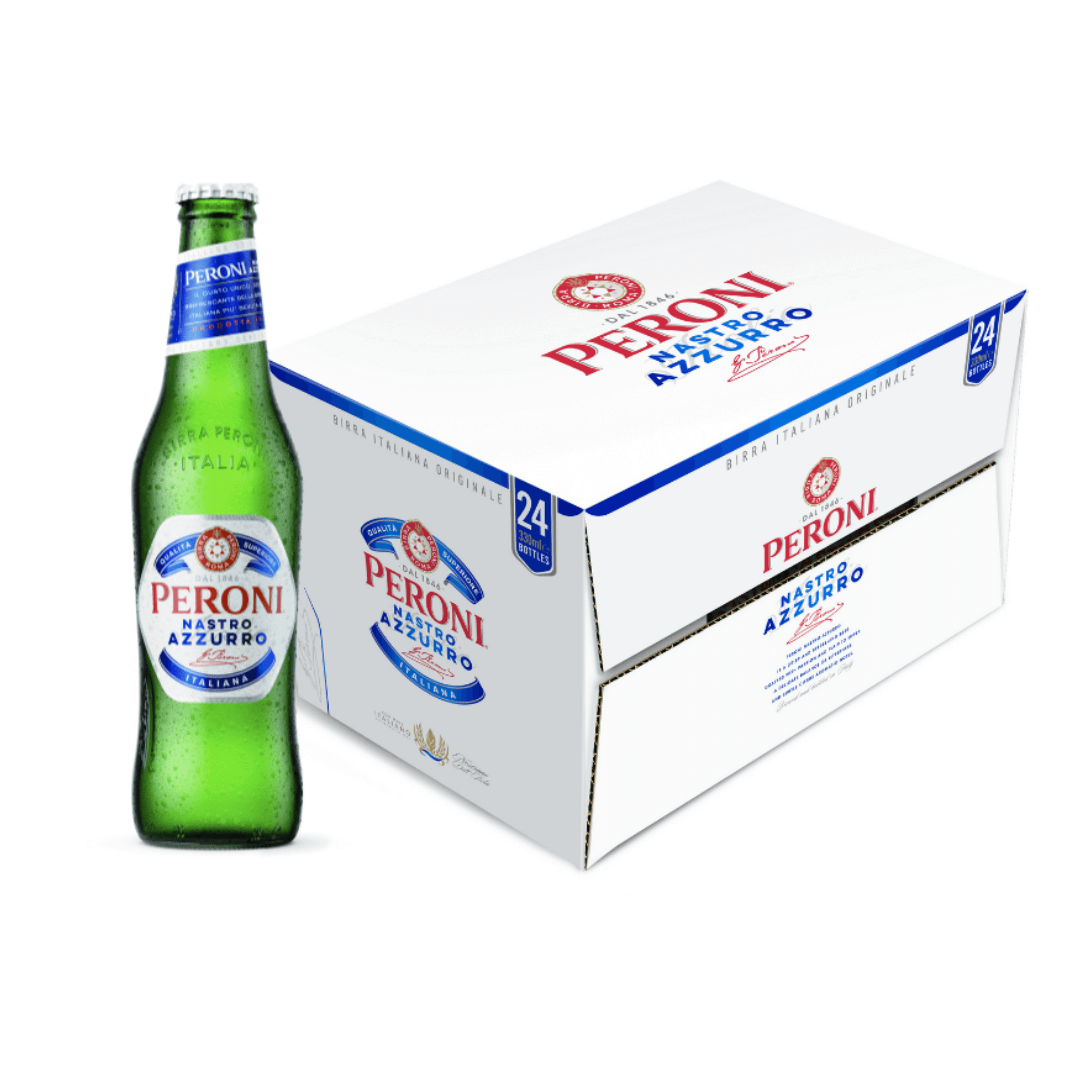 Peroni Case of 24 - Italian Lager - 330ml - Boozy.ph