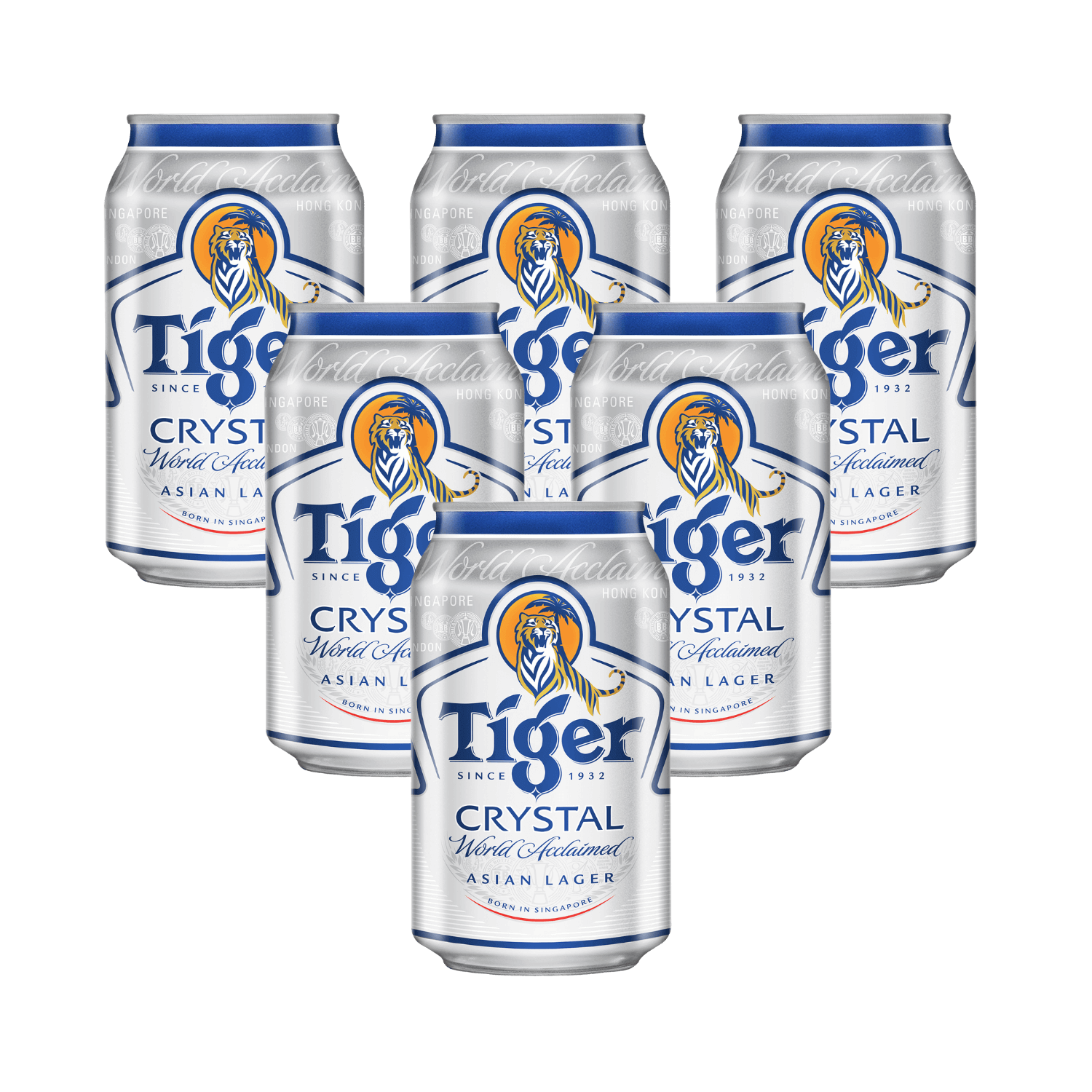 Tiger Crystal 330ml Can Bundle of 6 - Boozy.ph